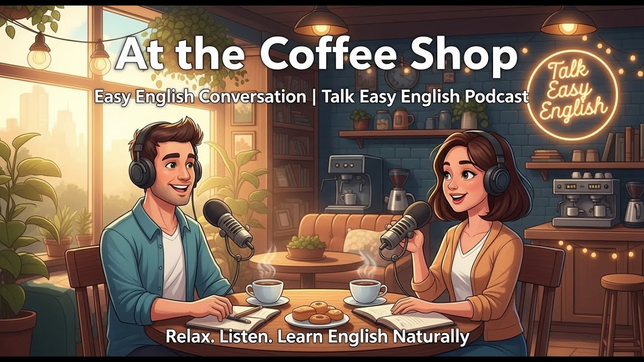 Learn English at the Coffee Shop — Real Life English Conversation for ...