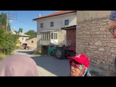 Traktörle yolculuk