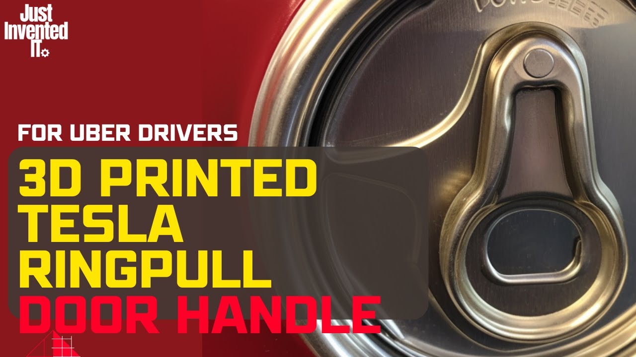 3D printed Tesla Ring Pull Door Handle - YouTube