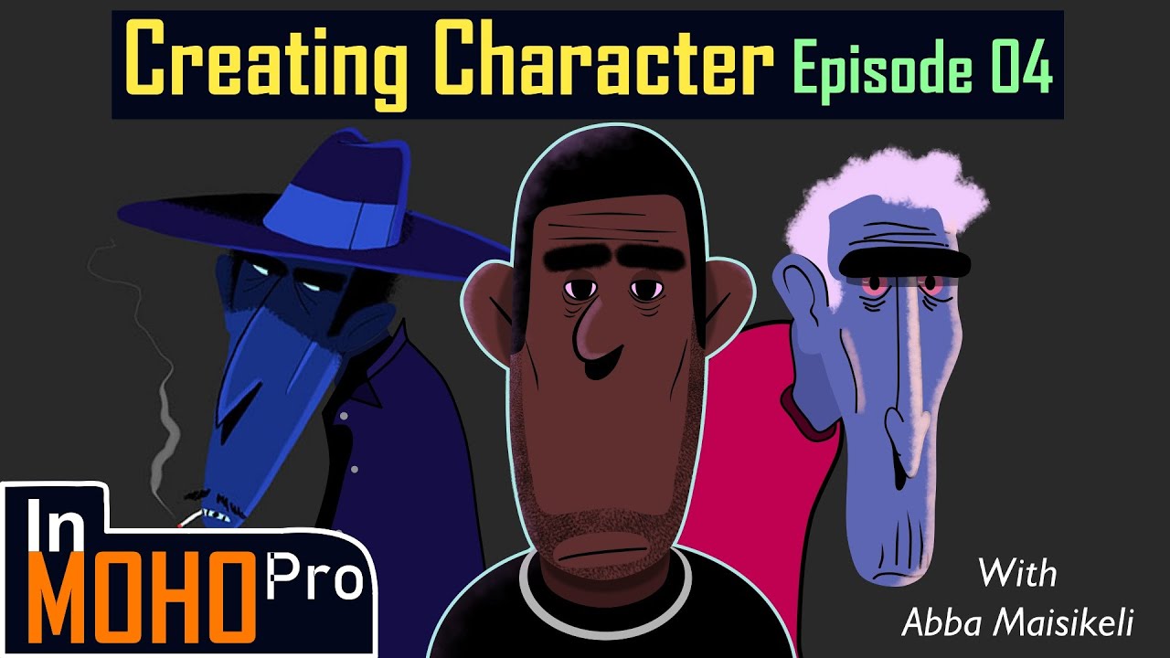How to Create a Cartoon Character for Beginners in | MOHO Pro | (2021 ...