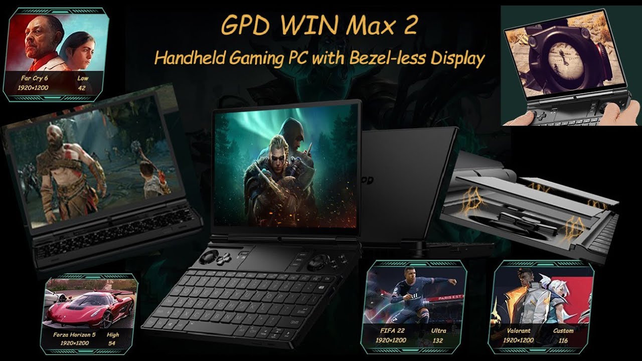 GPD WIN Max 2 Gaming Notebook - YouTube