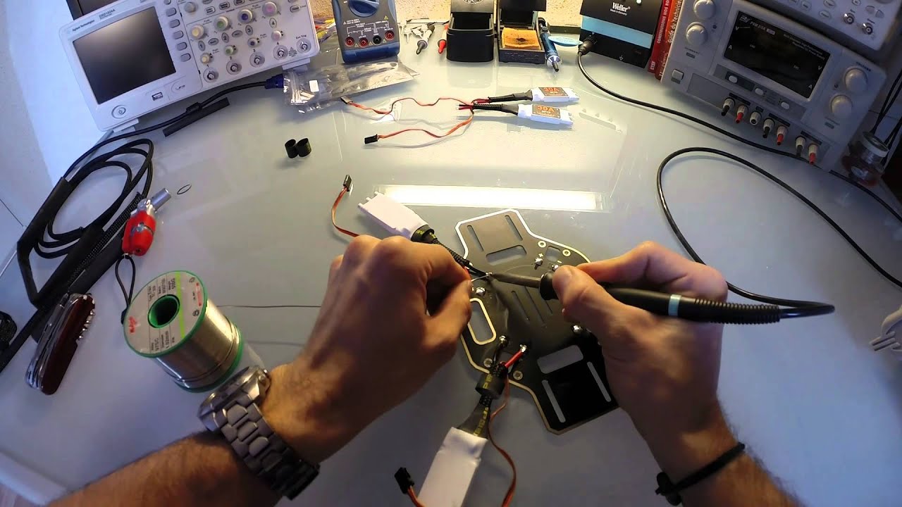 DJI F450 Build #2: Bottom Board - YouTube