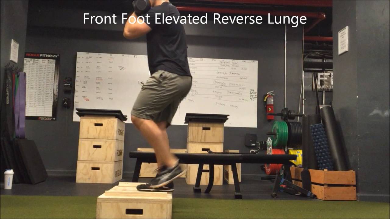 Resilient Performance - Front Foot Elevated Reverse Lunge - YouTube