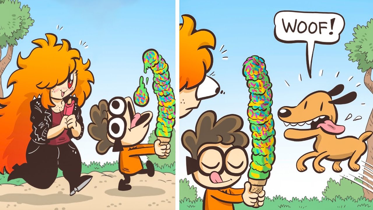 Dangers of Dating a Nerd and a Tiger (Nerd and Jock Comics Dub) - YouTube