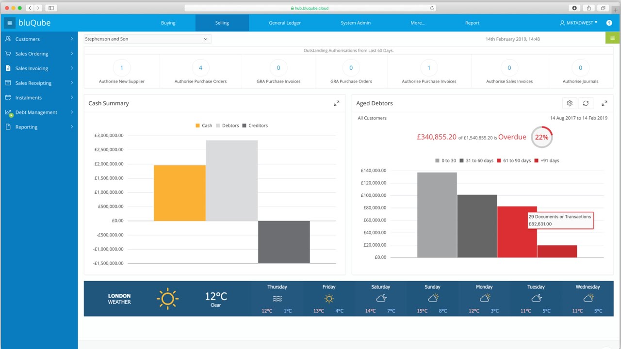 bluQube Accounting Software In Action! - YouTube