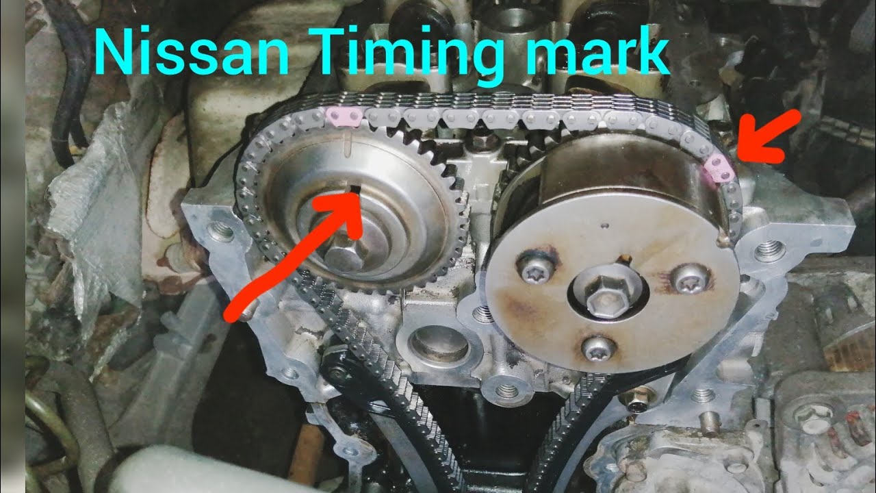 #trendingpost Nissan petrol engine timing mark #RkMotergyan #automobile ...