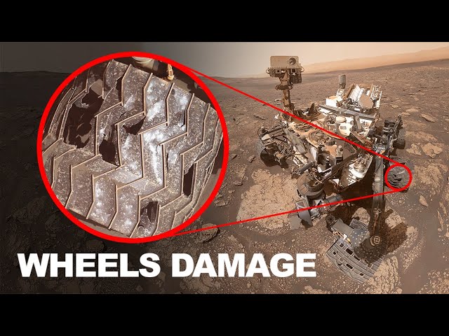 Mars Rover Wheel Damage
