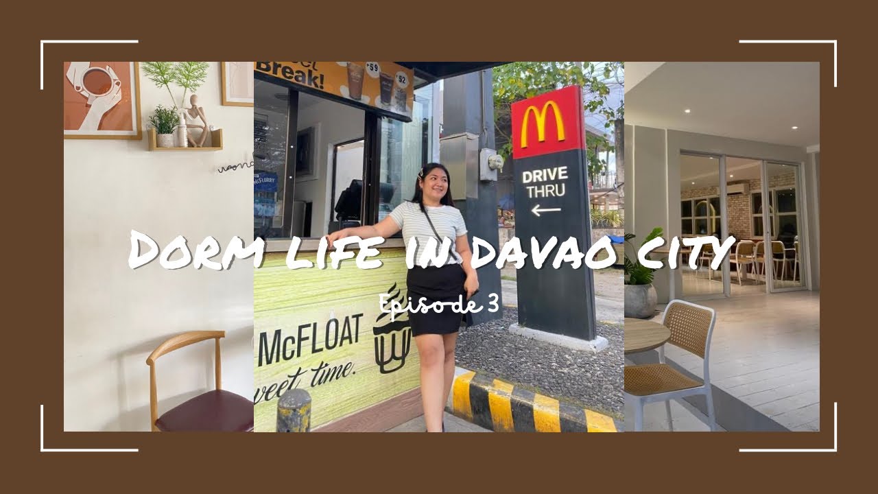 dorm life in Davao City Ep. 3 | aesthetic cafés🤍 - YouTube