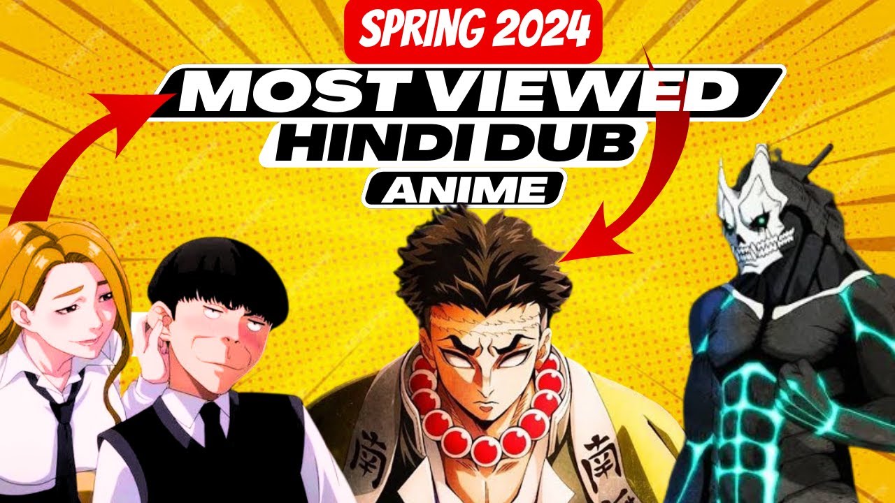 SHOCKING!!! 😱 Most Viewed Hindi Dub Anime of Spring 2024 | Spring Anime ...