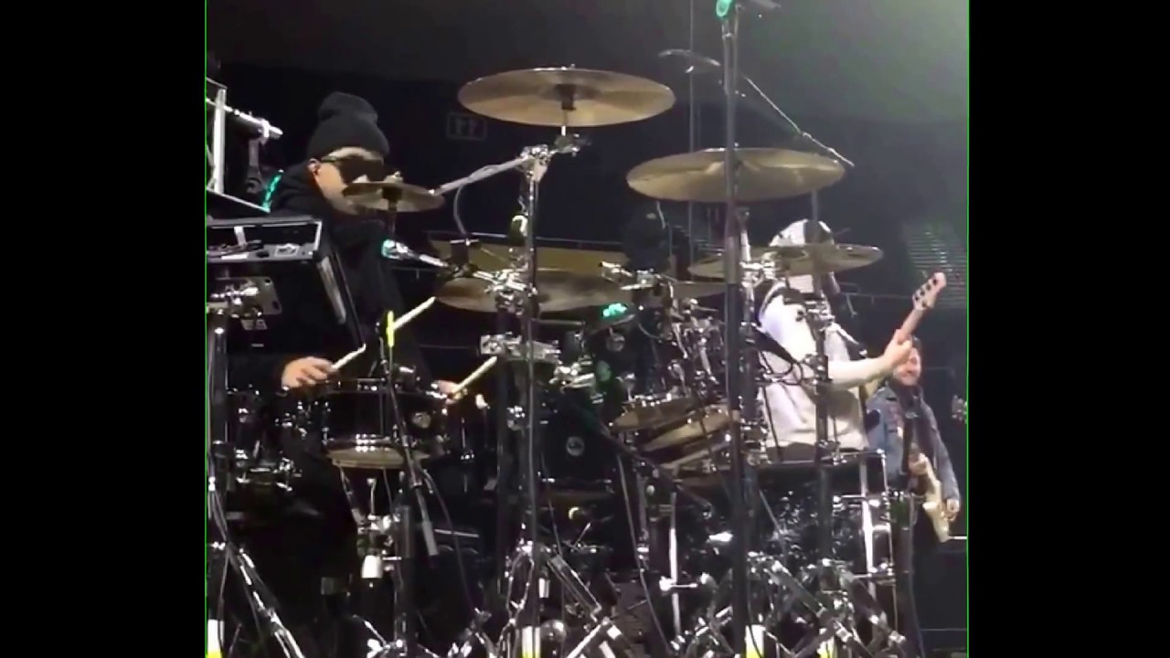 Tony Royster Jr. on drums (sound check) - YouTube