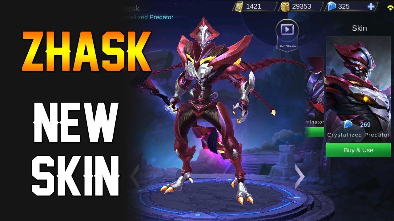ZHASK NEW SKIN MOBILE LEGENDS - YouTube
