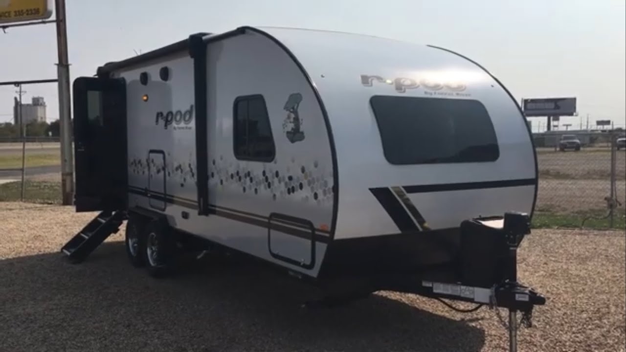 2021 Forest River r-pod 202 Rear Kitchen Travel Trailer - YouTube