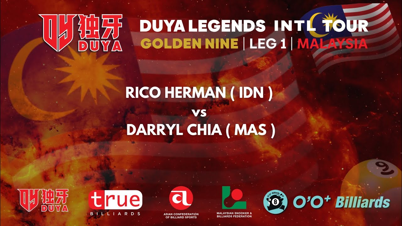 DUYA LEGENDS TOUR 2025 LEG 1, MALAYSIA - RICO HERMAN ( ID ) vs DARRYL ...