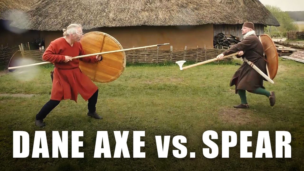 Spear & Shield vs Dane Axe - YouTube