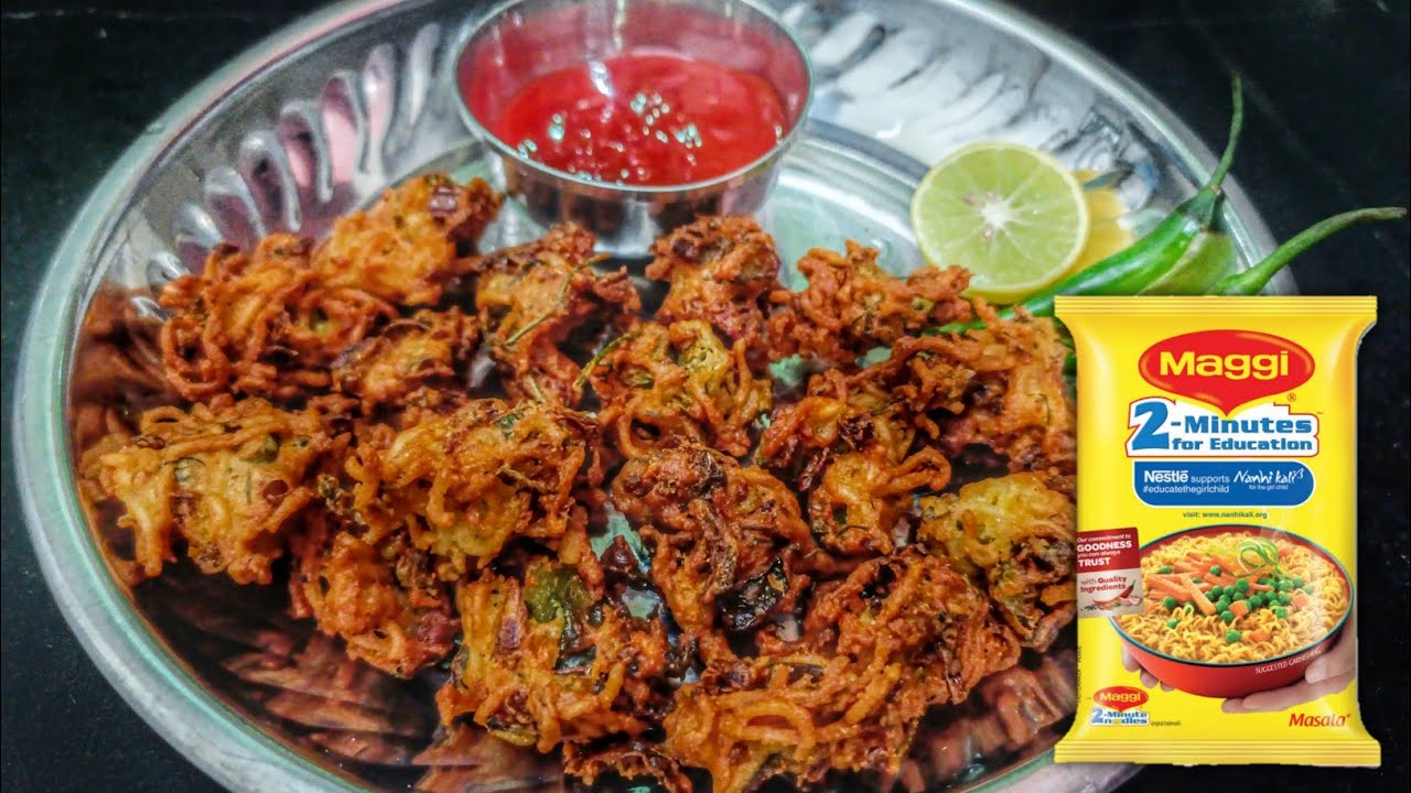 Best Maggi Pakoda Recipe in Hindi | मैगी के पकोड़े | Famous Maggi ...