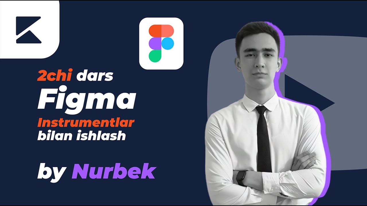 Figma, 2-dars, Instrumentlar Bilan Ishlash, Rasmlar, Dizayn IT Figma - YouTube