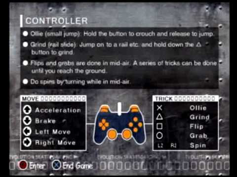 Metal Gear Solid 2: Substance - Skateboarding Menu - YouTube