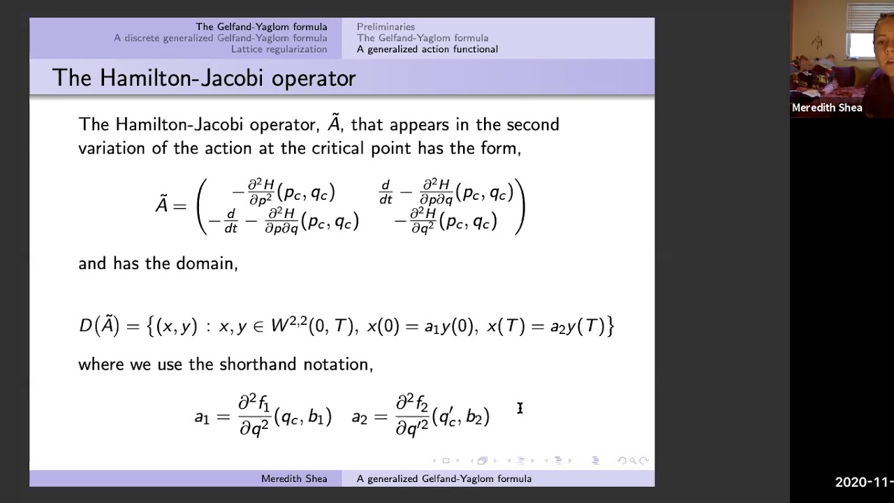 Meredith Shea - A generalized Gelfand-Yaglom formula in the discrete ...