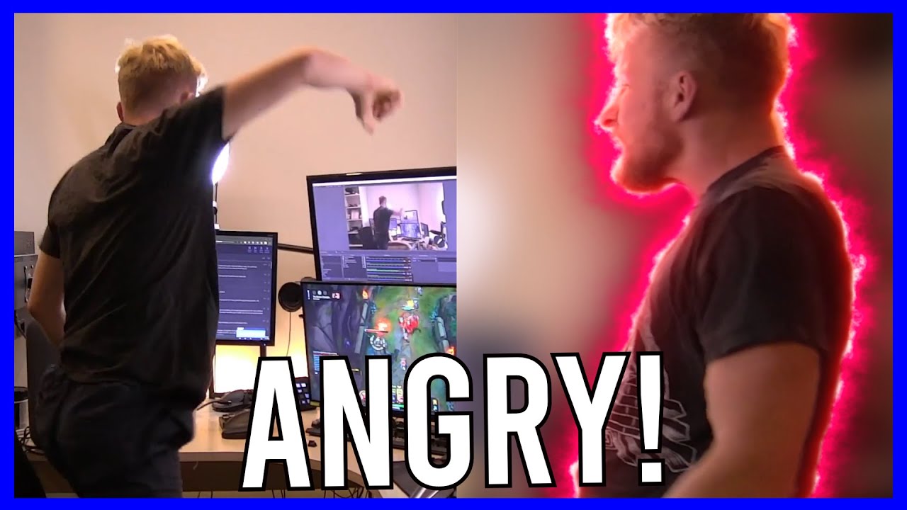 ANGRY Twitch Streamer SMASHES Keyboard... - YouTube
