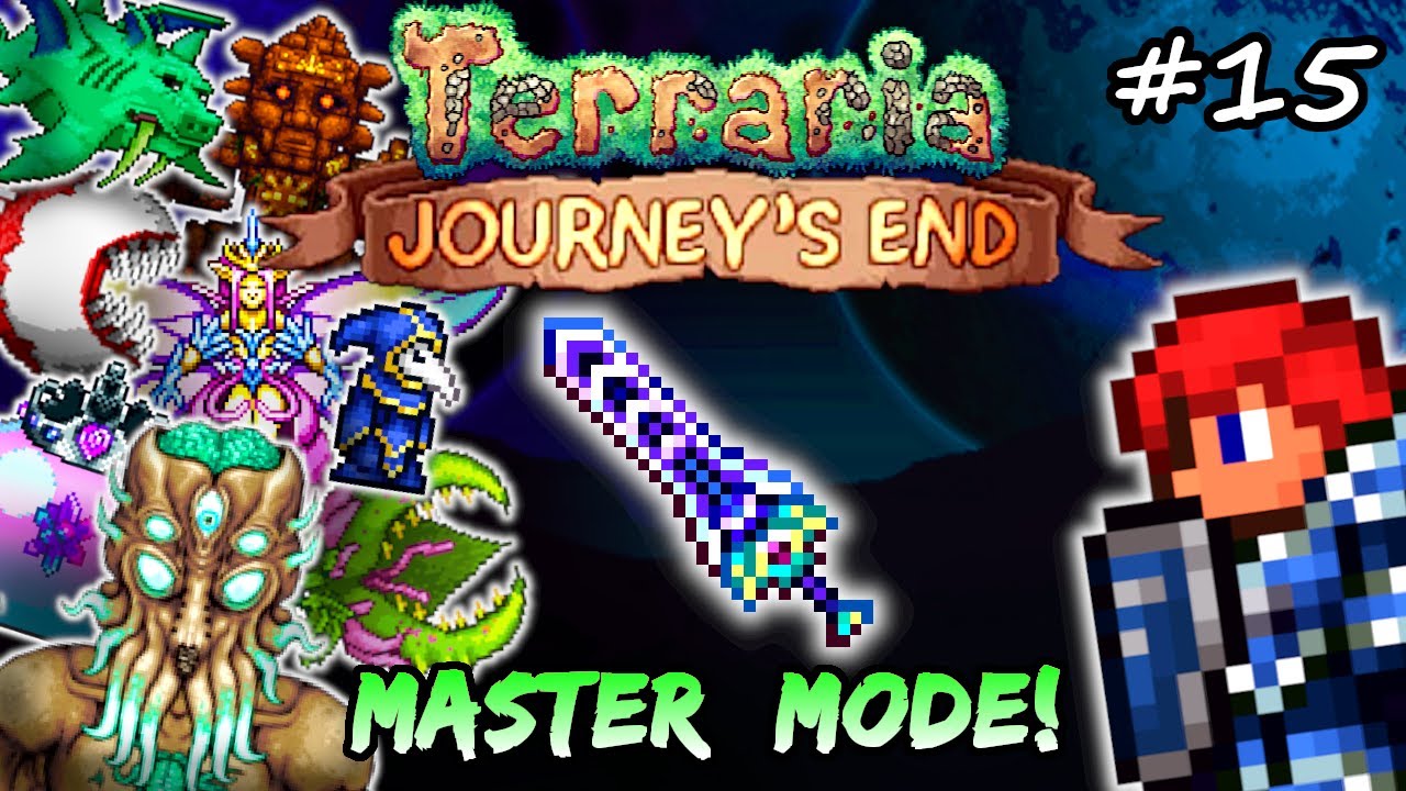 Zenith vs ALL BOSSES in MASTER MODE! Terraria 1.4 Journey's End Let's ...