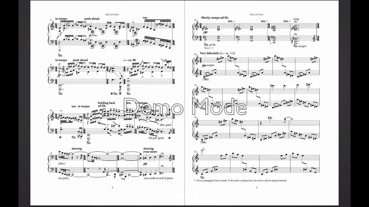 Beloved score and music - YouTube