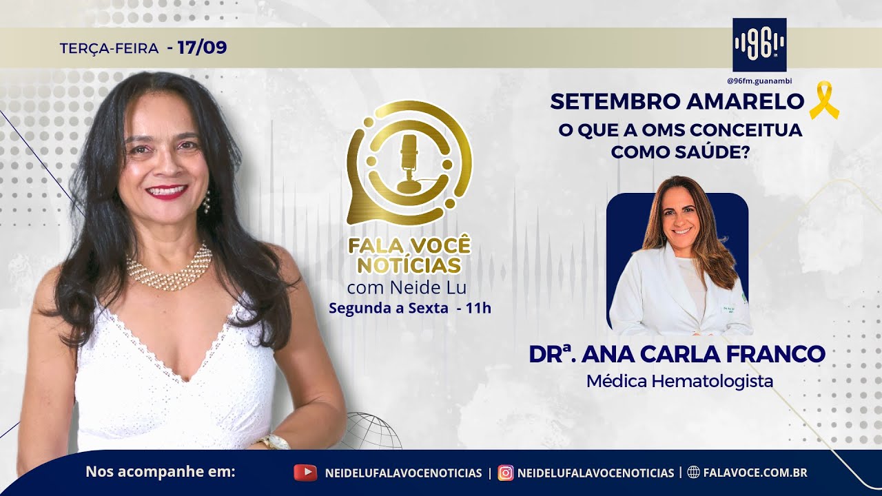 Fala Você Notícias | Ana Carla Franco | 17/09/2024. - YouTube