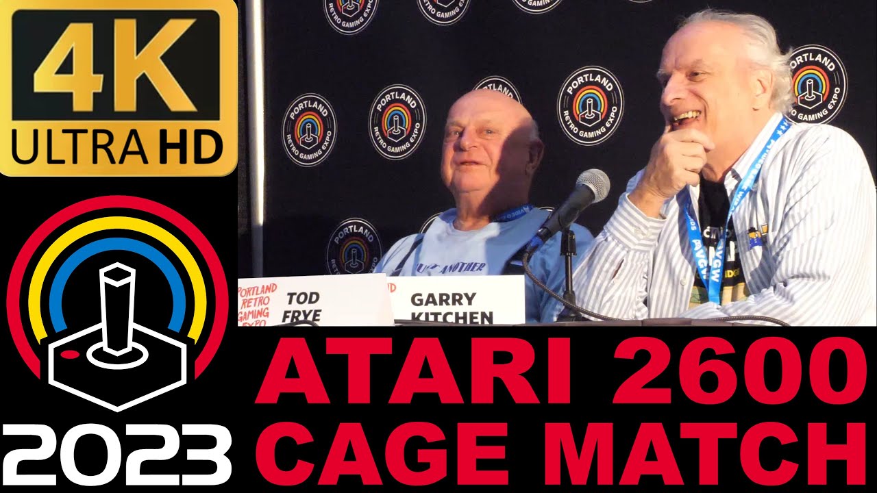 Tod Frye & Garry Kitchen - Atari 2600 Cage Match - PRGE 2023 Portland ...