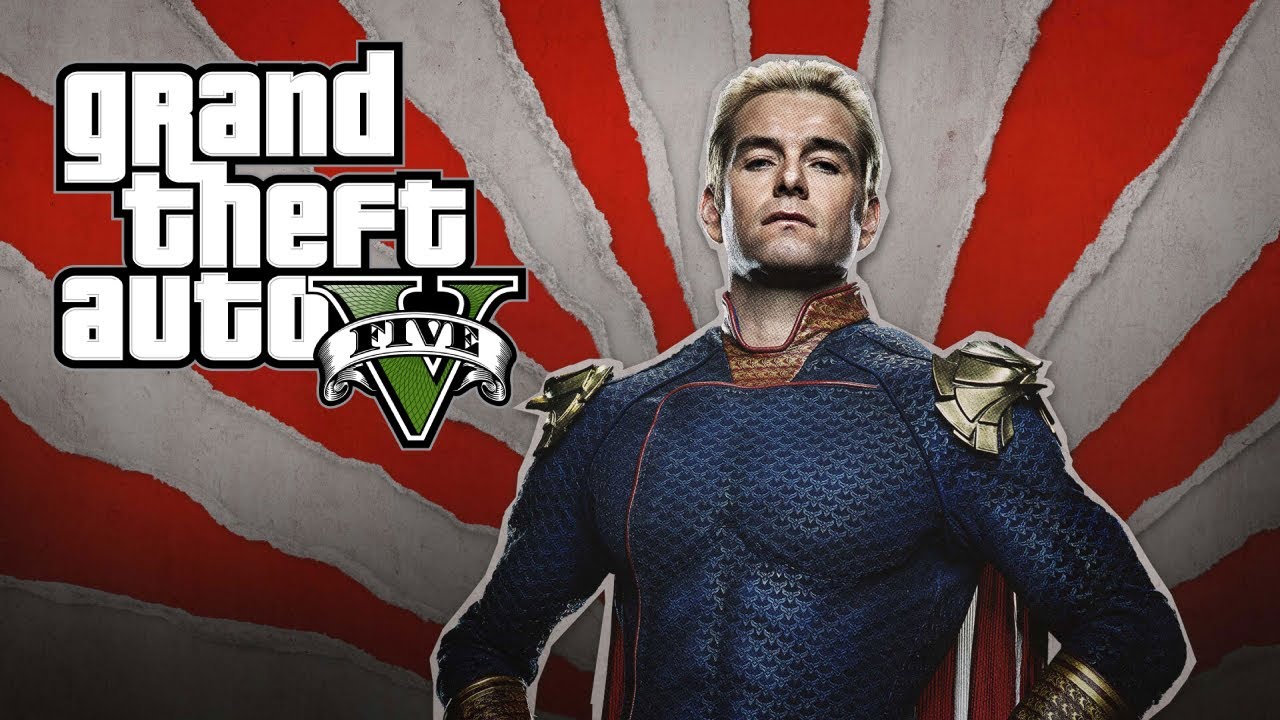 Homelander - GTA 5 (Superhero Mod) - YouTube