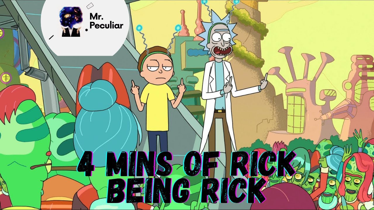 4 mins of Rick being Rick || Rick and Morty bloopers 2021 || Rick ...