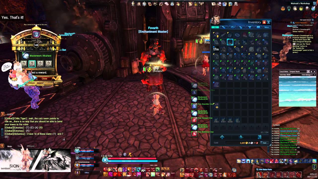 TERA: Emp +15s Starfall Armor! - YouTube