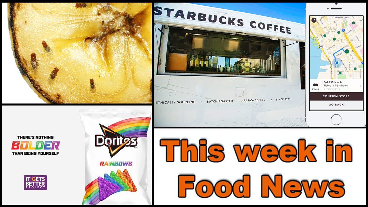 A fruit fly invasion and Doritos showing the colors of the rainbow ...