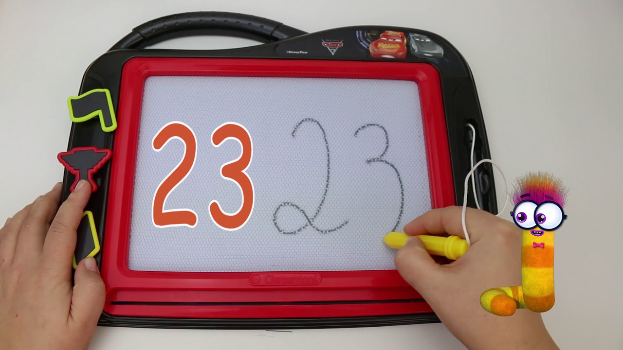 Learn and Write the Numbers from 1-50 with a Magnetic Drawing Board ...