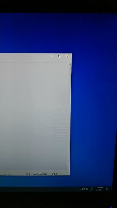 How to open notepad in windows then with run? - YouTube