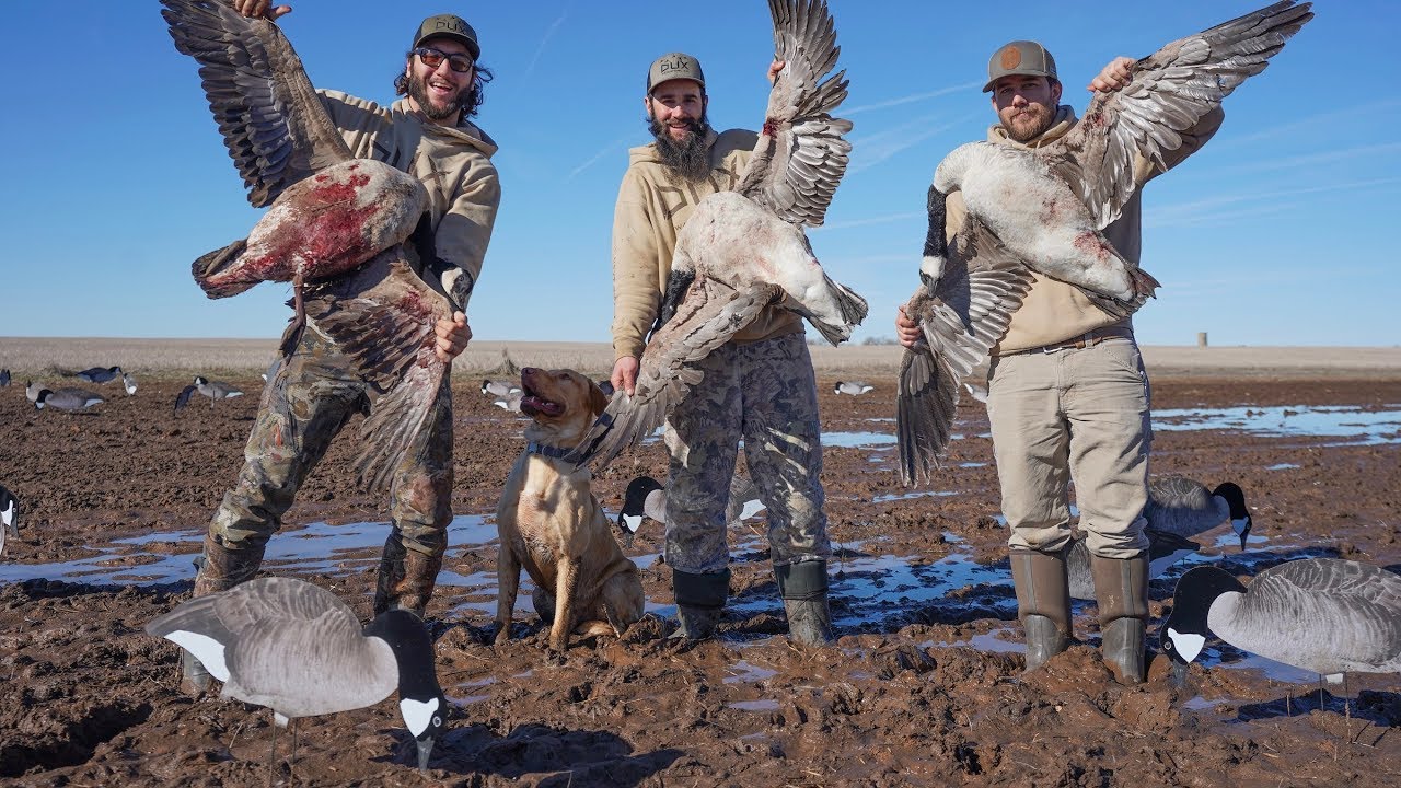 Hunting A Tiny Mud Hole Produces Craziest Honker Hunt Ever!! - YouTube