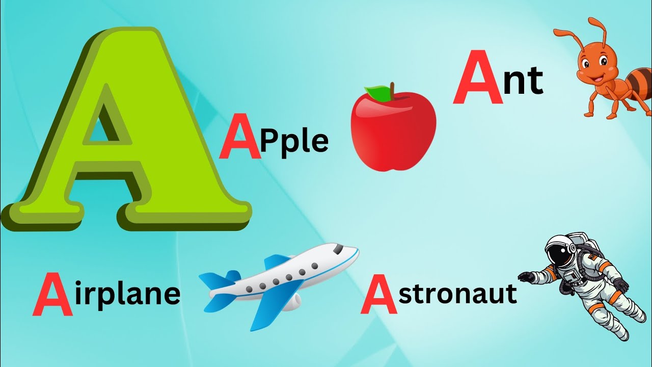 Learn ABC for Kids | Fun Alphabet Learning with Four Words for Each ...