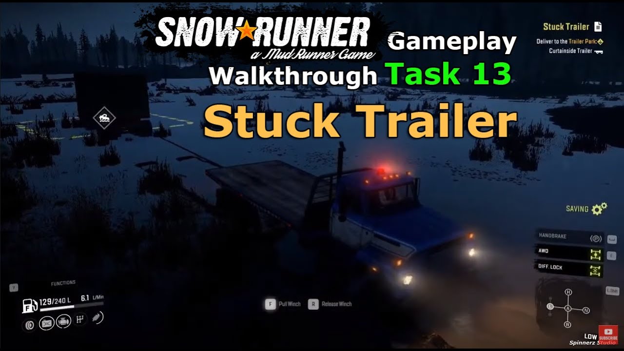 SnowRunner - Stuck Trailer | SnowRunner Michigan Phase 1 - YouTube