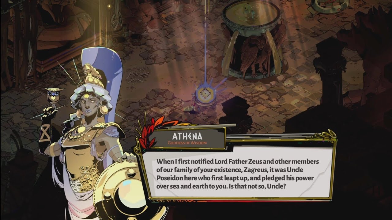 When Athena notified the Family of Zagreus it was Uncle Poseidon who ...
