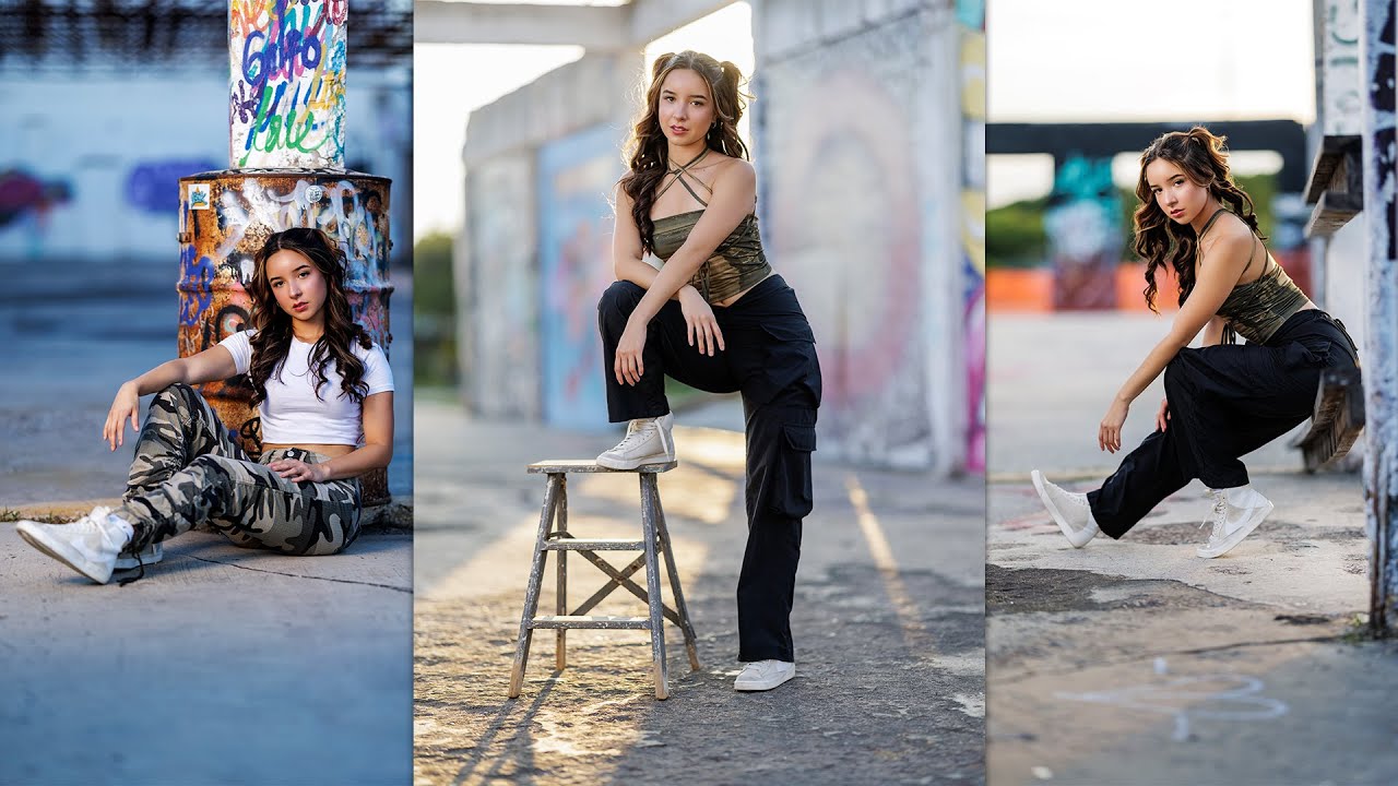 BTS on my photoshoot w/ this beautiful model - Carolina - YouTube