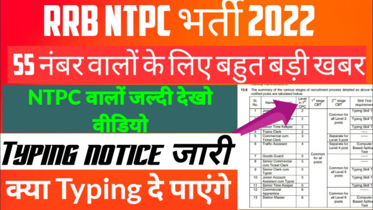 Railway NTPC Typing post expected cut off||RRB NTPC zone wise expected ...