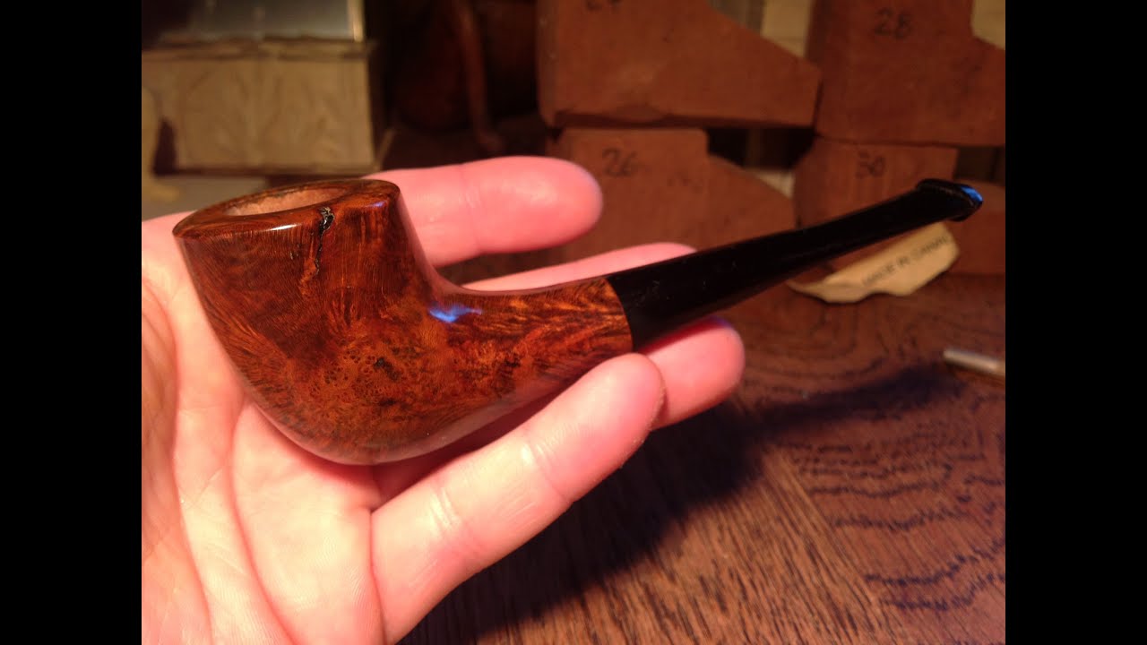 Smooth Cutty Style Briar Pipe - YouTube