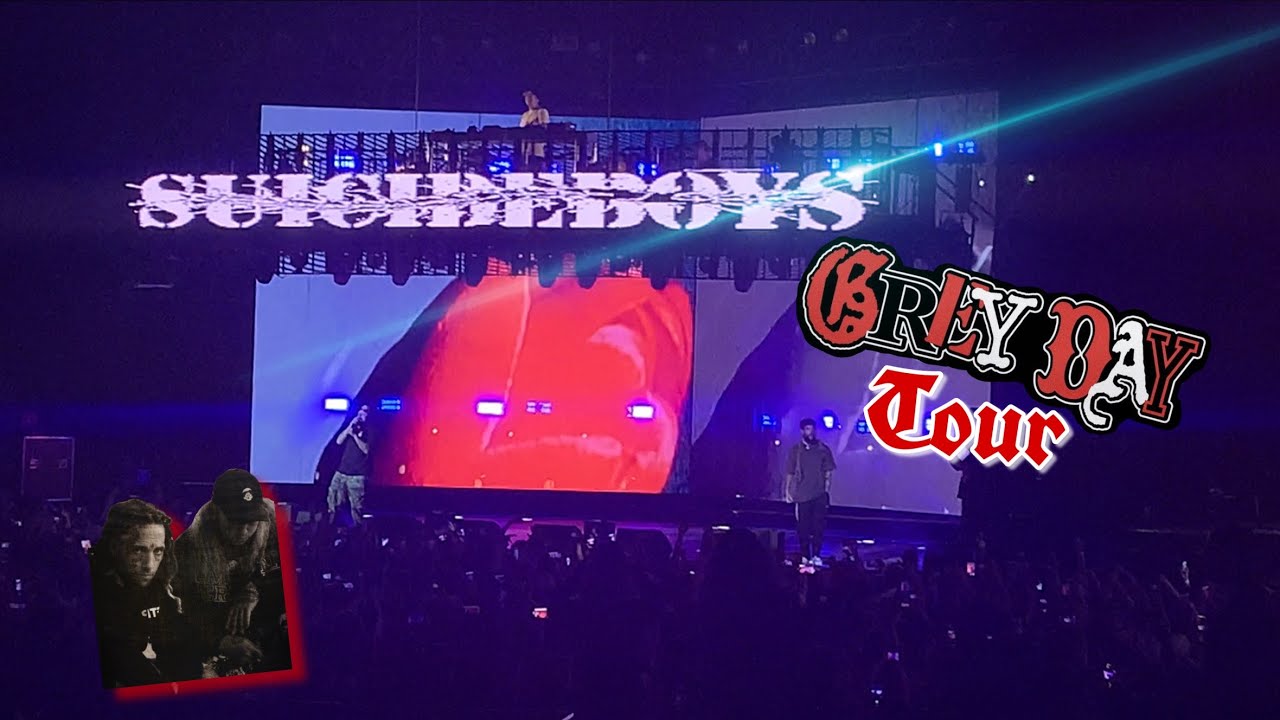 Vlog | Went to my first $uicideboy$ concert! Grey day tour 2022 - YouTube