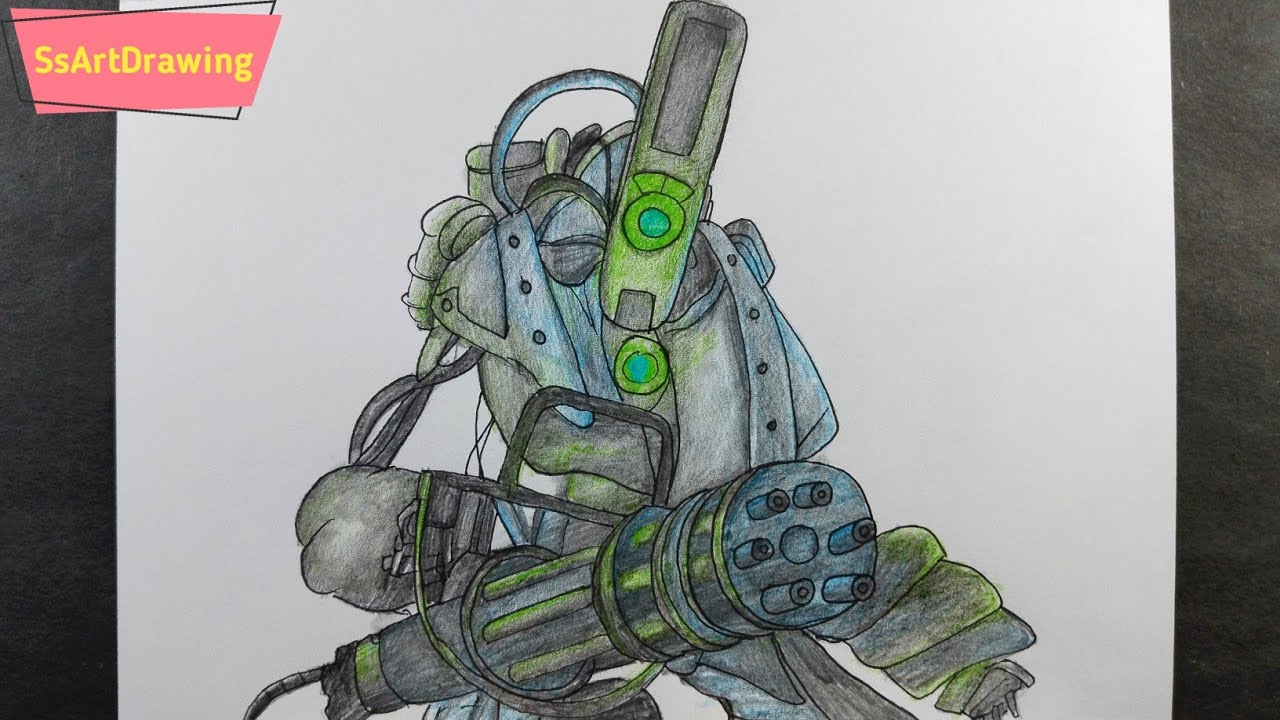 How to Draw a Robotic C Pen Man in Skibidi toilet Multiverse 34 (part 2 ...