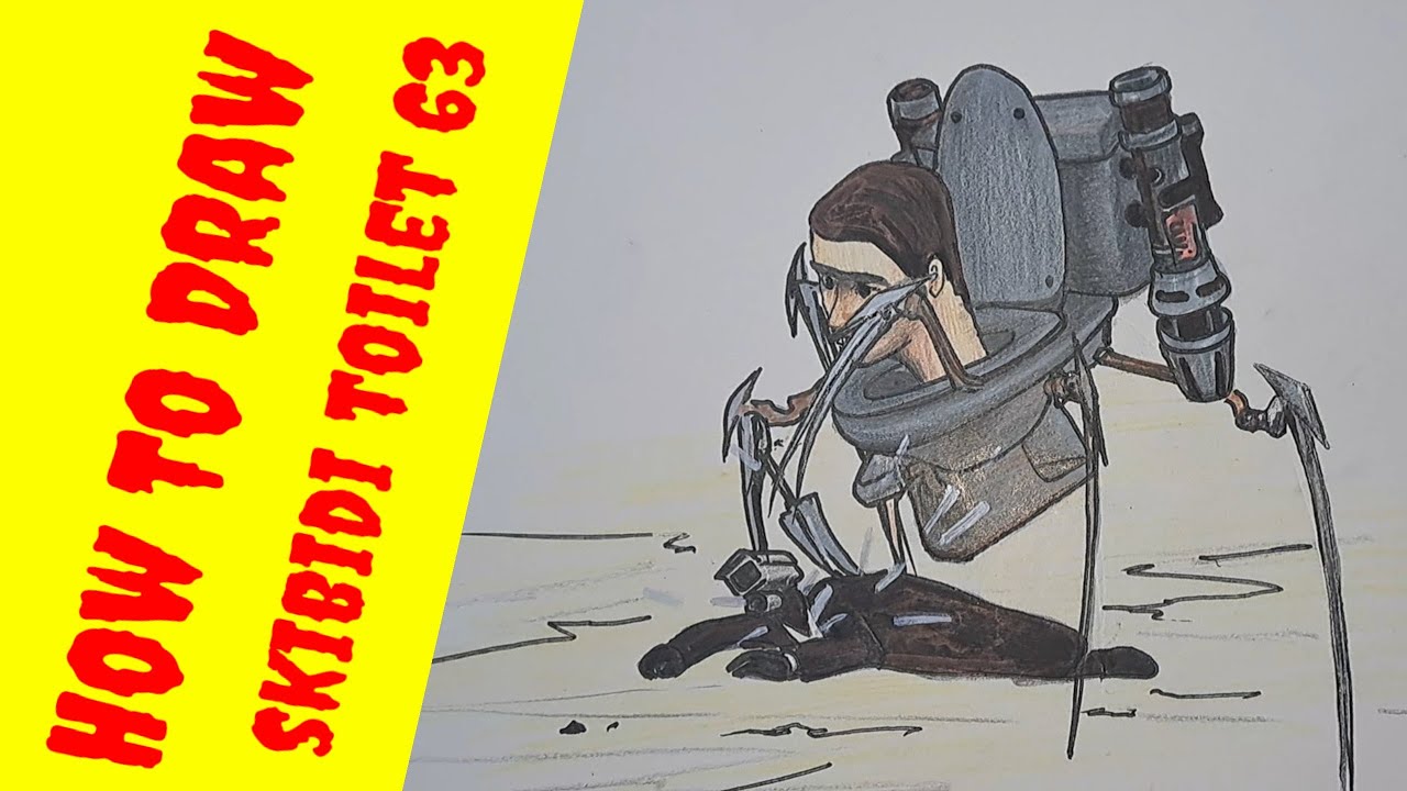 How To Draw skibidi toilet 63 🚽🚽🚽 skibidi toilet 63 - YouTube
