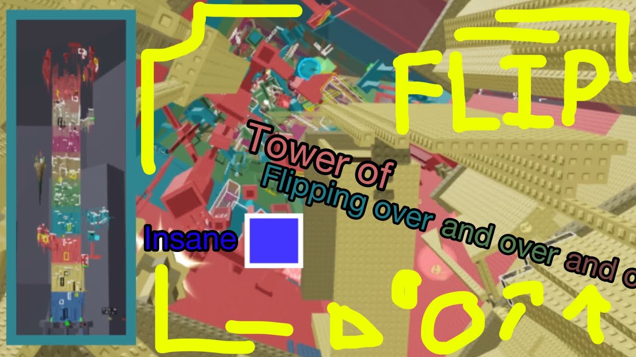 Tower of Flipping Over and Over (ToFOaO) ALL JUMPS (Cuts) INSANE - YouTube