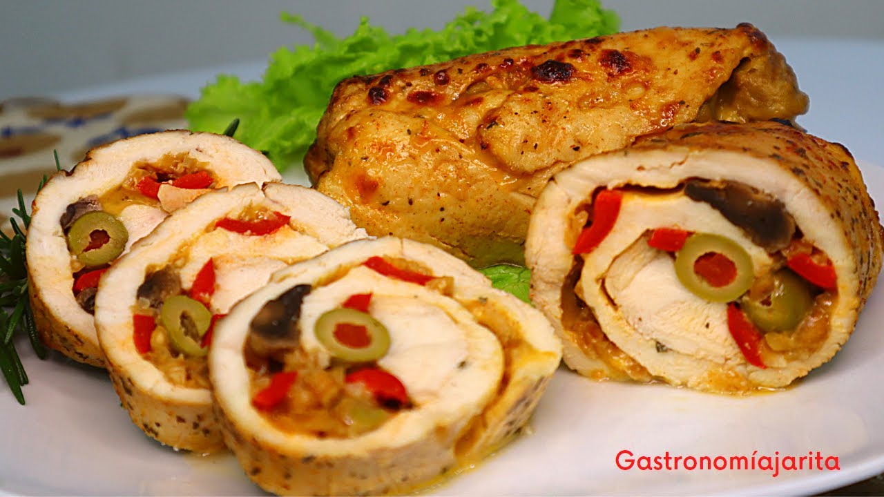 Pechuga rellena para navidad (receta fácil y deliciosa) #recetas # ...