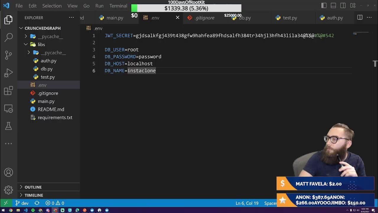 InstaClone Database set up and Registration - Day 93 #100DaysOfRootKit - YouTube