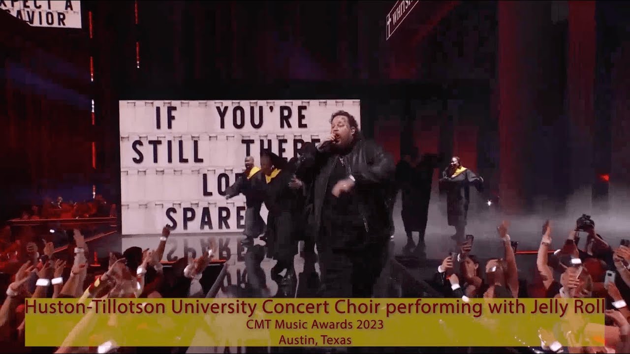 Huston-Tillotson University Concert Choir Performs with Jelly Roll at ...