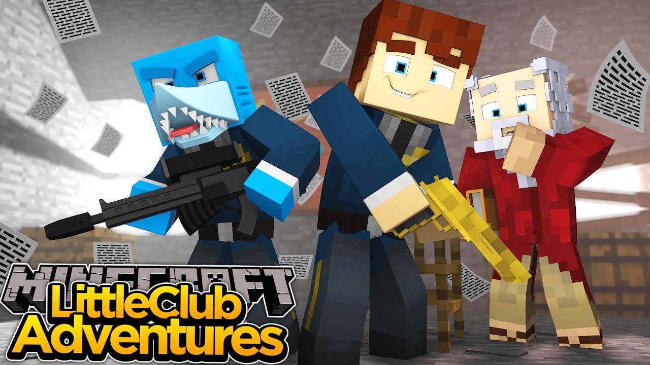 Minecraft Little club Adventures - EPIC POLICE CAR CHASE!!! - YouTube