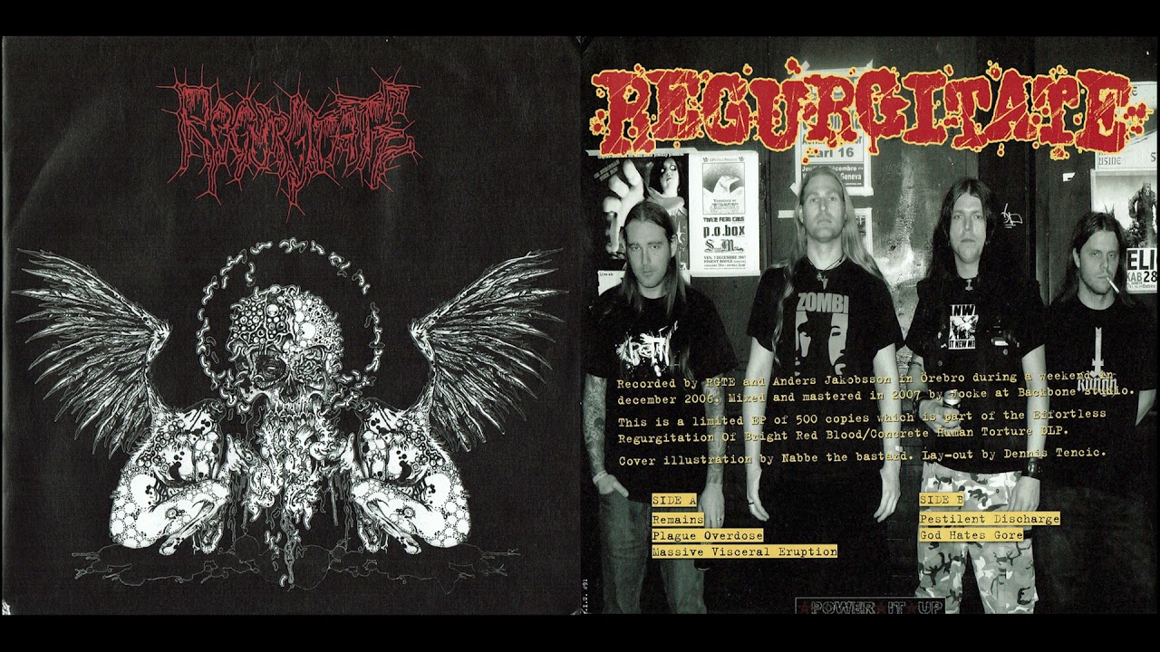 Regurgitate 7" EP (Bonus 7") Goregrind - YouTube