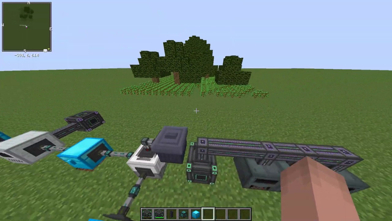 MINECRAFT TUTORIAL | Granja AUTOMATICA de madera (Y auto-sostenible ...